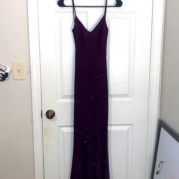 Windsor | Dresses | Purple Windsor Long Prom Dress Open Back | Poshmark